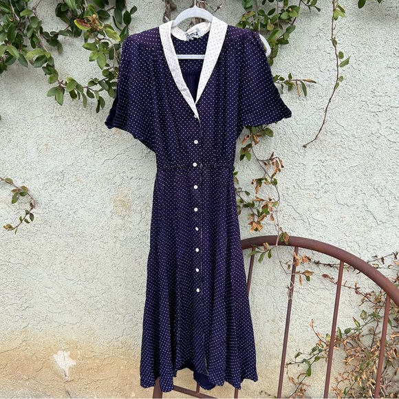 Urban Outfitters | Dresses | Vintage 7s Foxy Lady San Francisco Navy ...